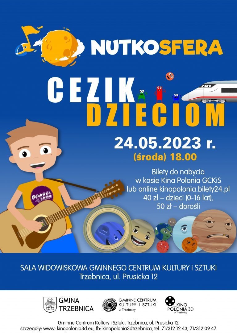 NutkoSfera – CeZik dzieciom24.05.2023 / 18:00 – Kino Polonia 3D